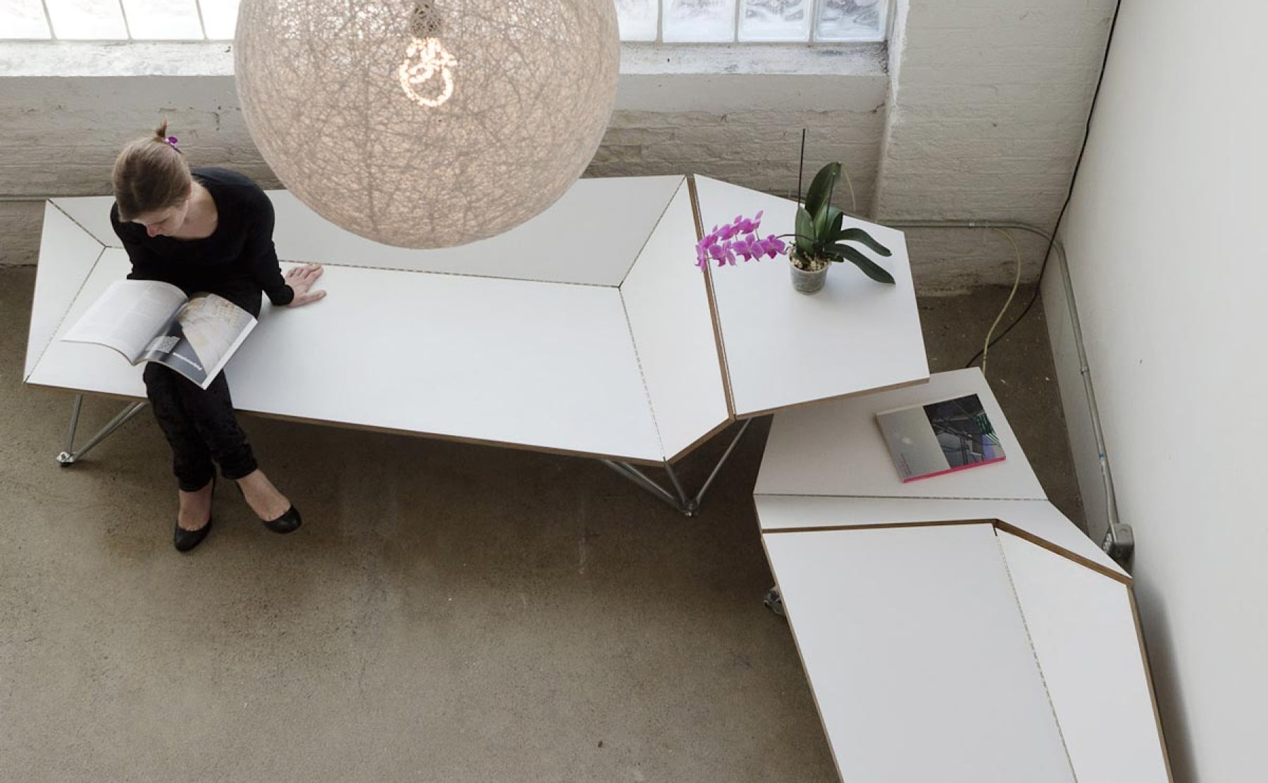 Origami Bench - Geometry of Planes - Design Clarity | Design Clarity