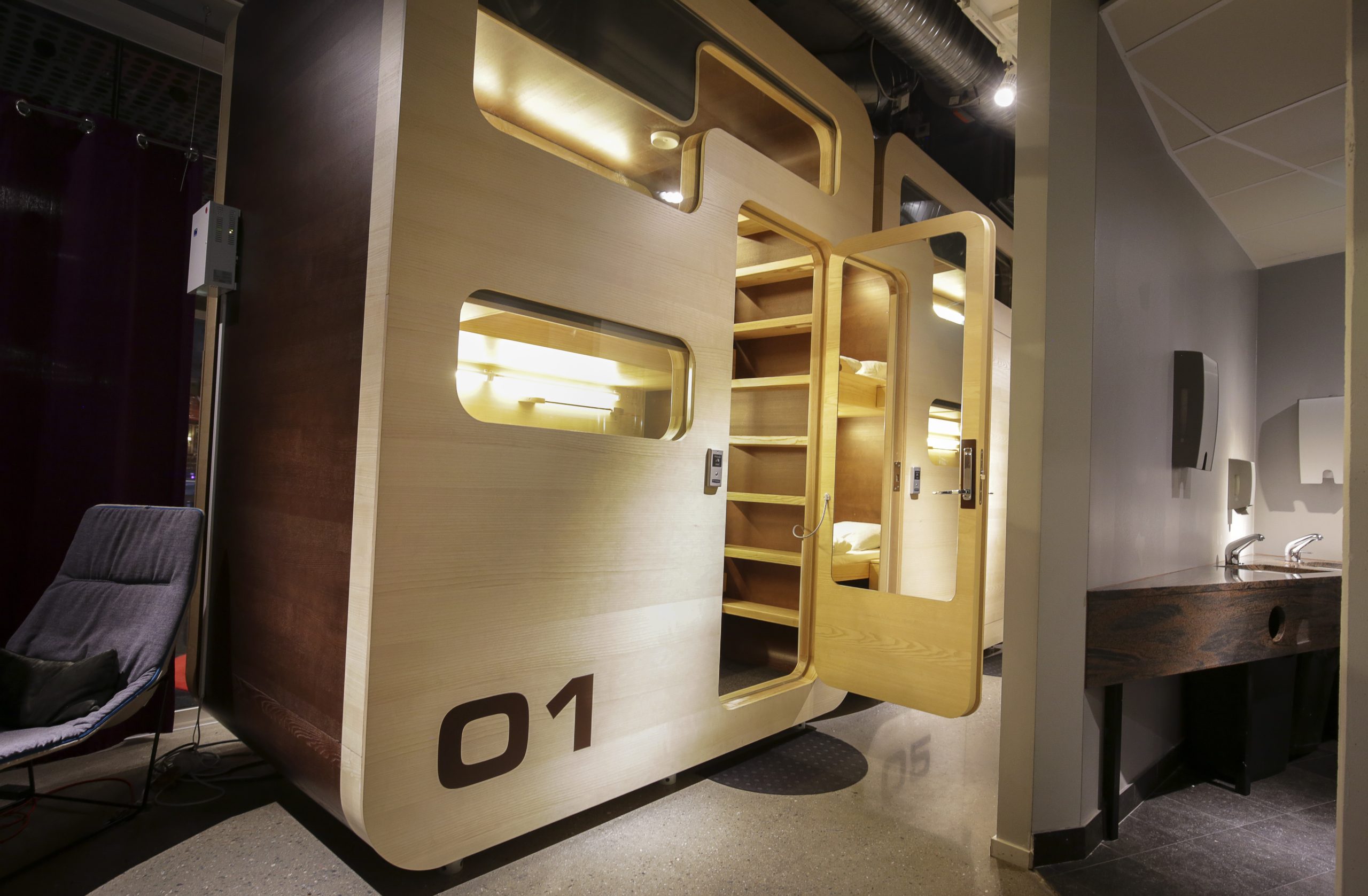 Sleepboxes installed at Moscow Airport - Design Clarity | Design Clarity