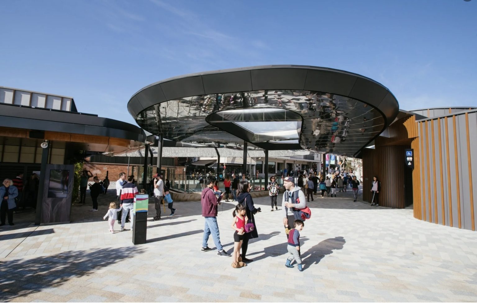 the canopy from the plaza - Design Clarity | Design Clarity